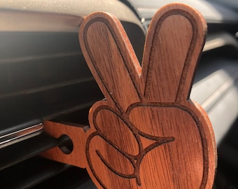 Engraved Peace Sign - Etsy