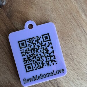 Custom Acrylic QR Code Keychain for Payment Links, Social Media, or ...