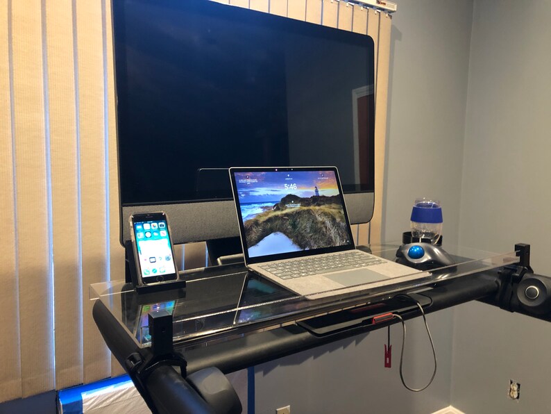 Treadmill Desktop That Fits Treadmills With Level Side Rails - Etsy