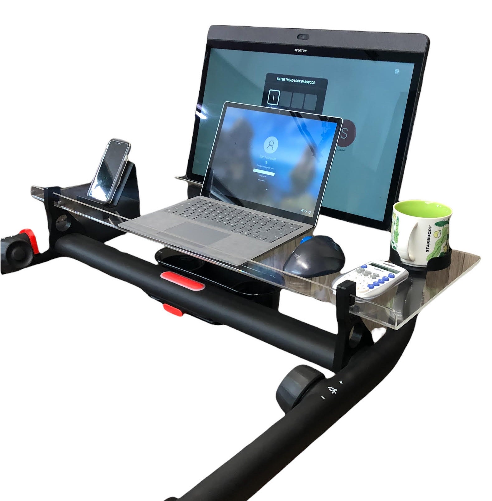 NEW Treadmill Desk Top Towel Holder Phone /tablet Stand Fits the New ...