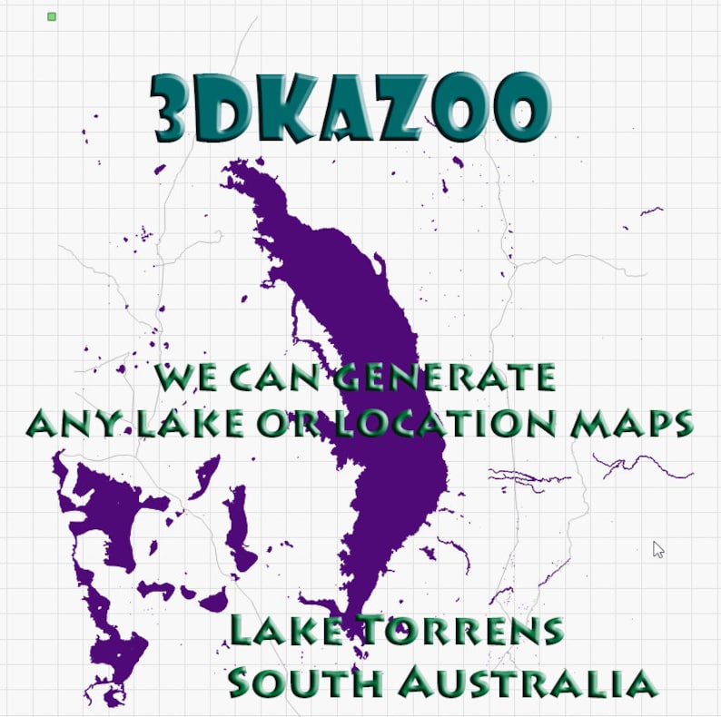 Custom Laser Lake Map Digital File - SVG Format. - Etsy