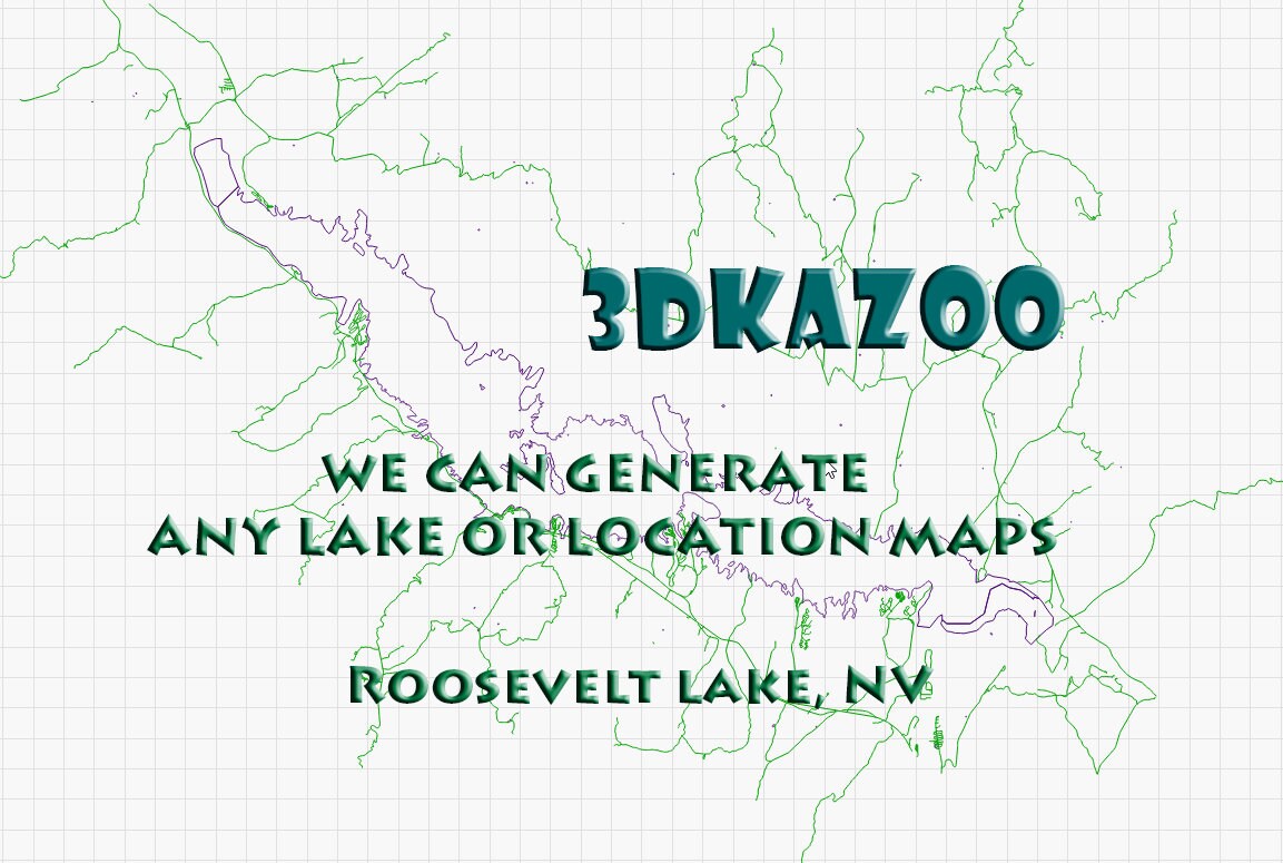 Custom Laser Lake Map Digital File - SVG Format. - Etsy