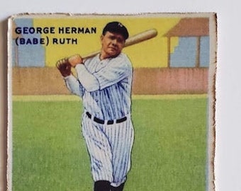 Babe Ruth 1914 Baltimore News BLUE ROOKIE CARD Exact Reprint - Etsy