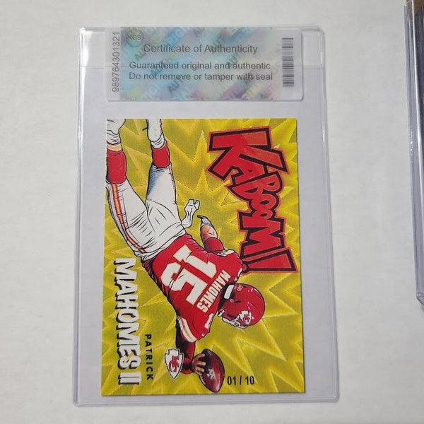 Patrick Mahomes Kaboom Rc Card - Etsy