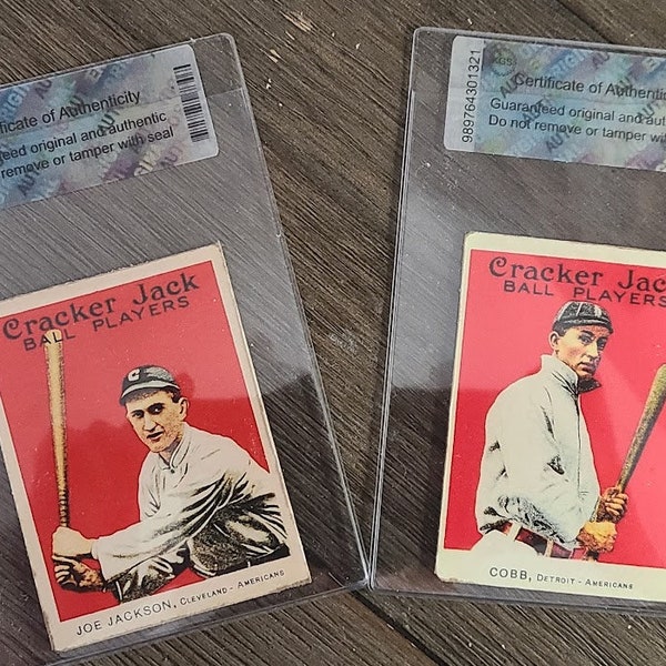 Cracker Jack Baseball Cards - Etsy