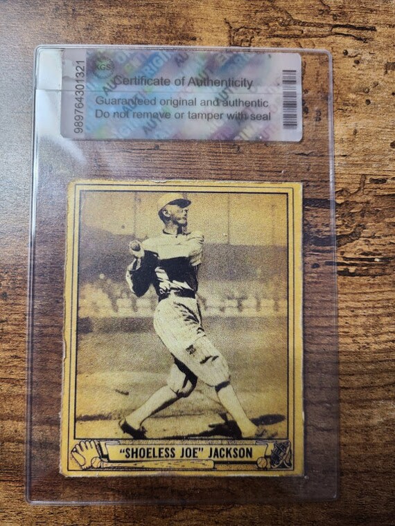 Shoeless Joe Jackson Baseball Card