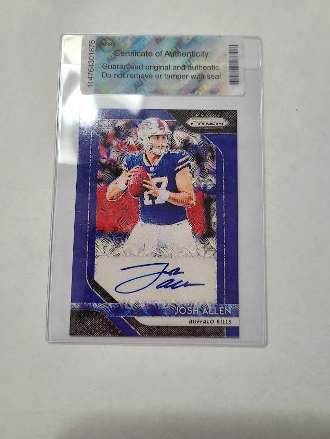 Josh Allen Custom Rookie Card 2019 Prizm Facsimile Autograph Custom ...