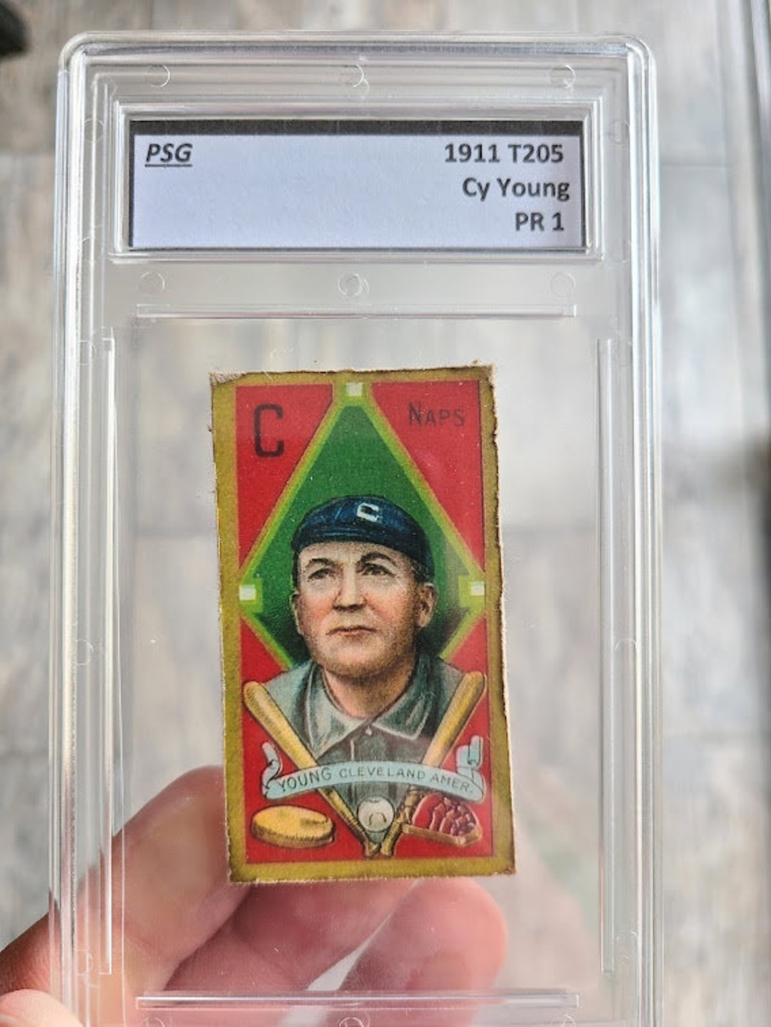 Graded Cy Young 1911 T205 Custom Remake Baseball Card - Etsy