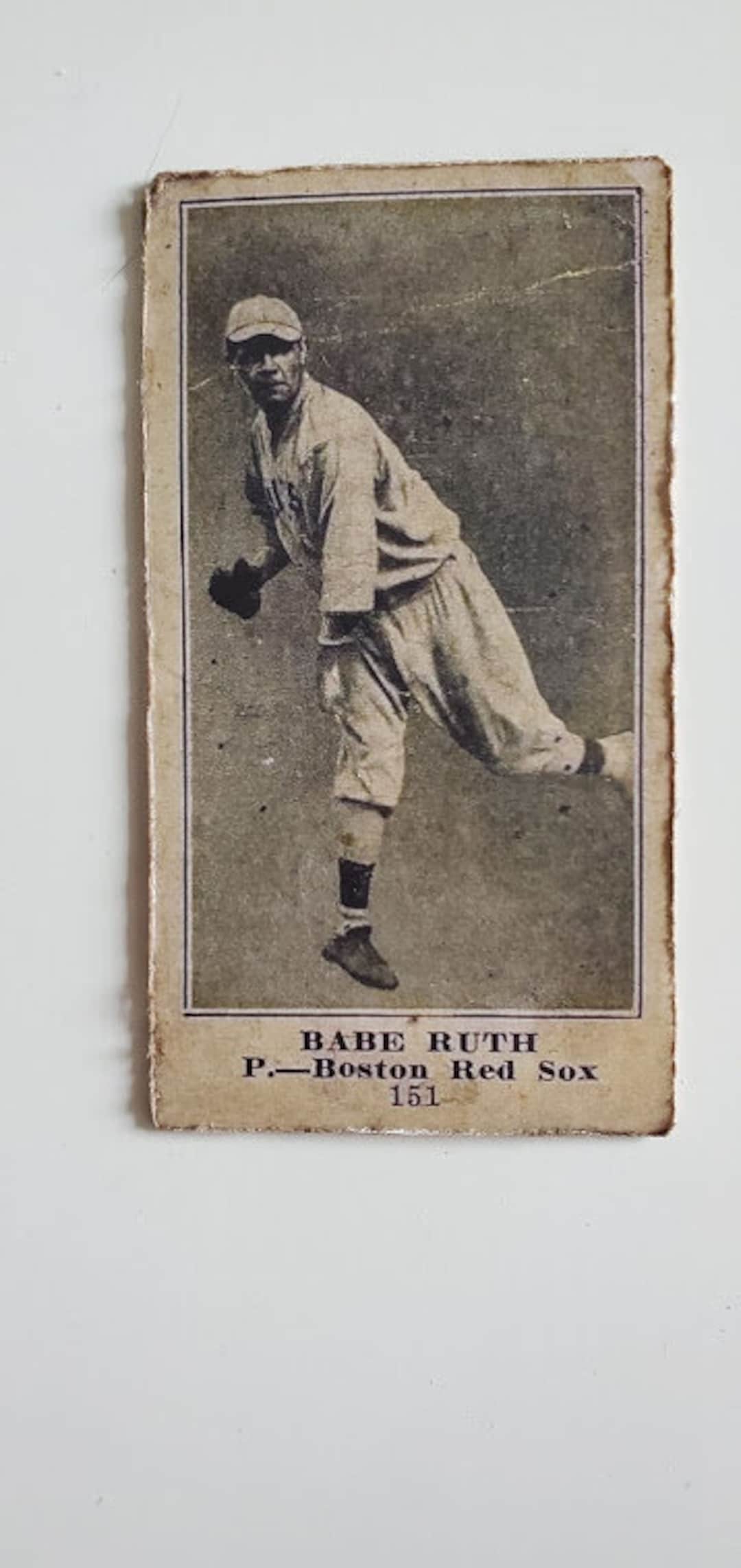 2x Babe Ruth 1916 M101-5 151 Custom Aged and Remade Baseball Cards - Etsy