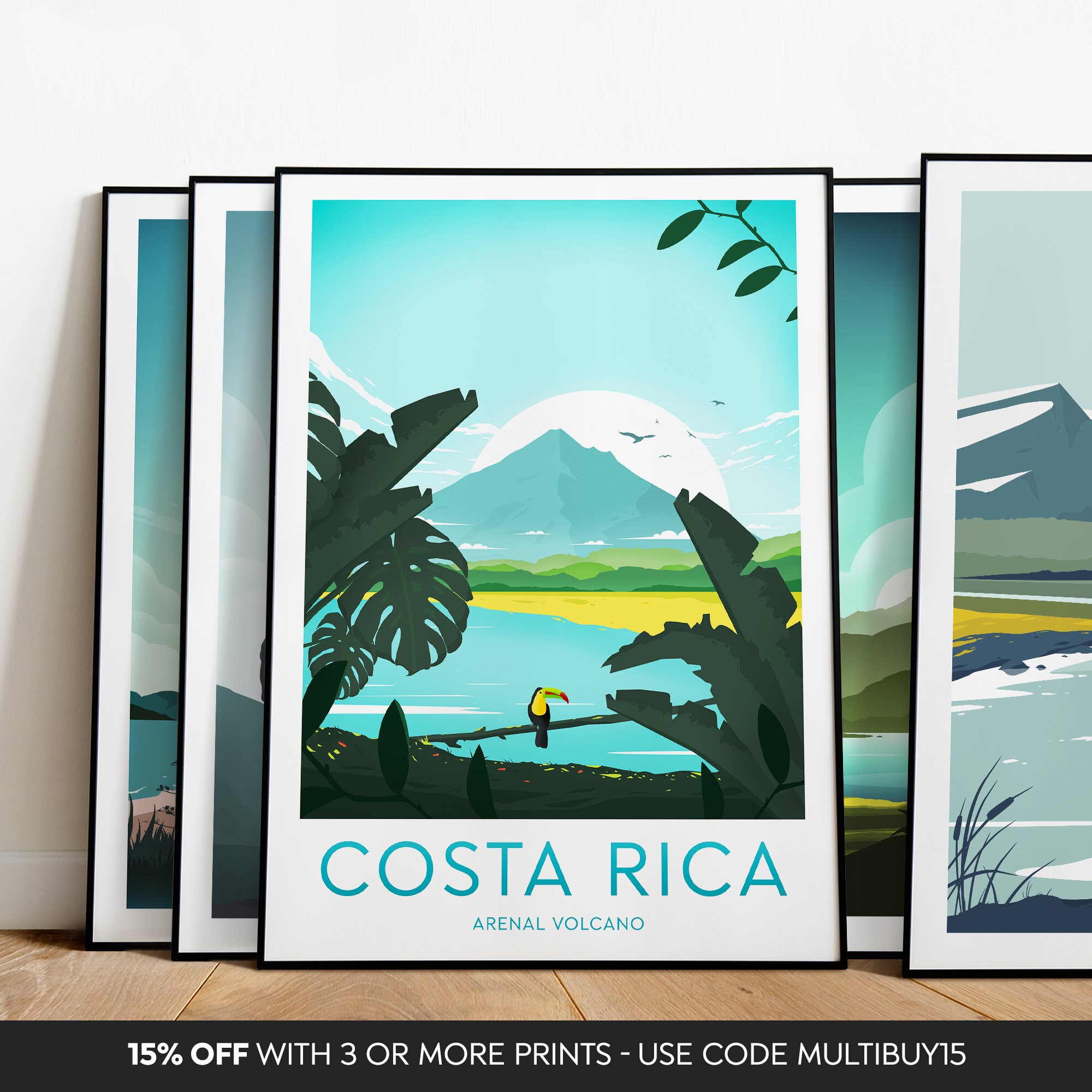 Costa Rica travel print Costa Rica poster San José poster | Etsy