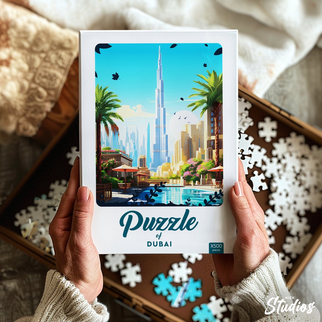 Dubai Puzzle - 500 Pieces, Dubai Jigsaw Puzzle, Dubai Puzzle, 500 Piece ...