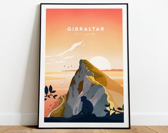 Gibraltar Print - Etsy UK