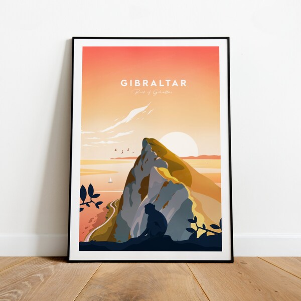Rock of Gibraltar - Etsy