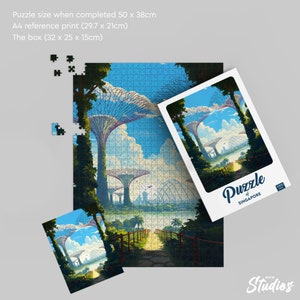 Singapore Puzzle - 500 Pieces, Southeast Asia Puzzle, Singapore Jigsaw ...