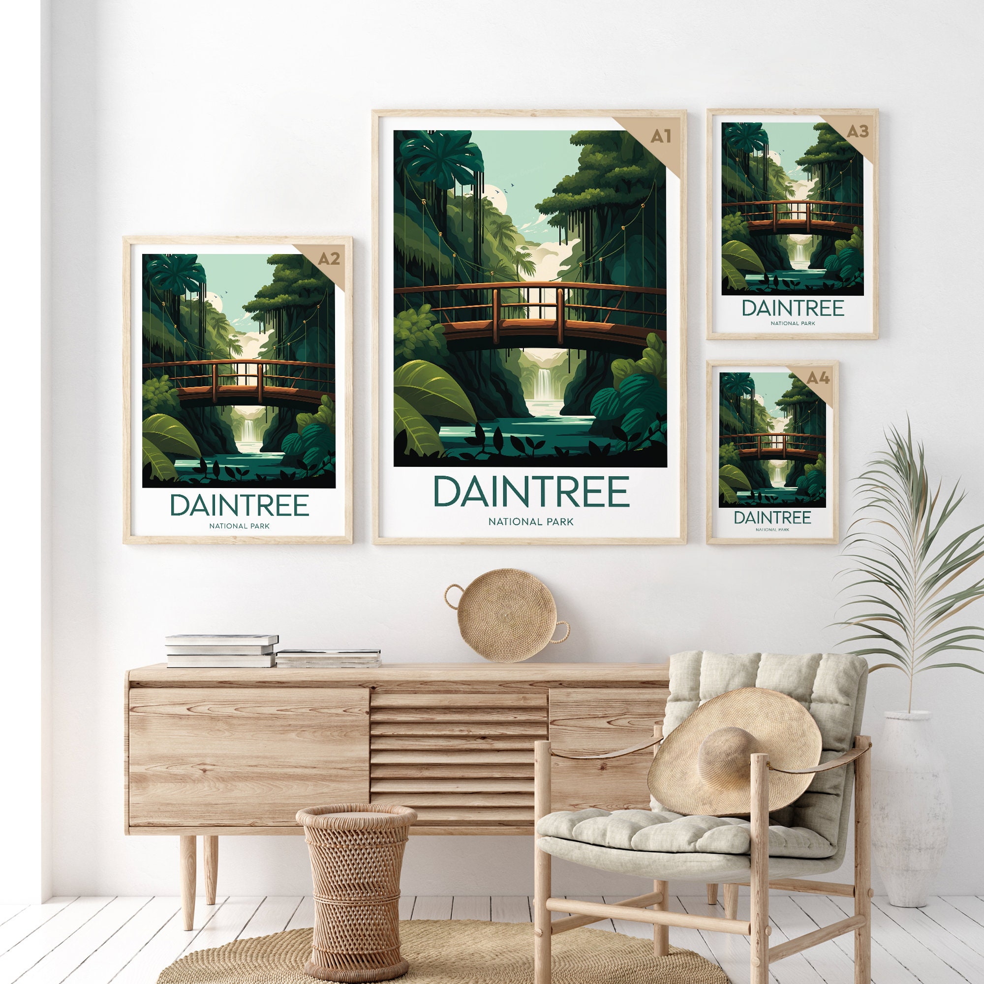 Daintree Travel Print - National Park Australia, Daintree Print, North ...