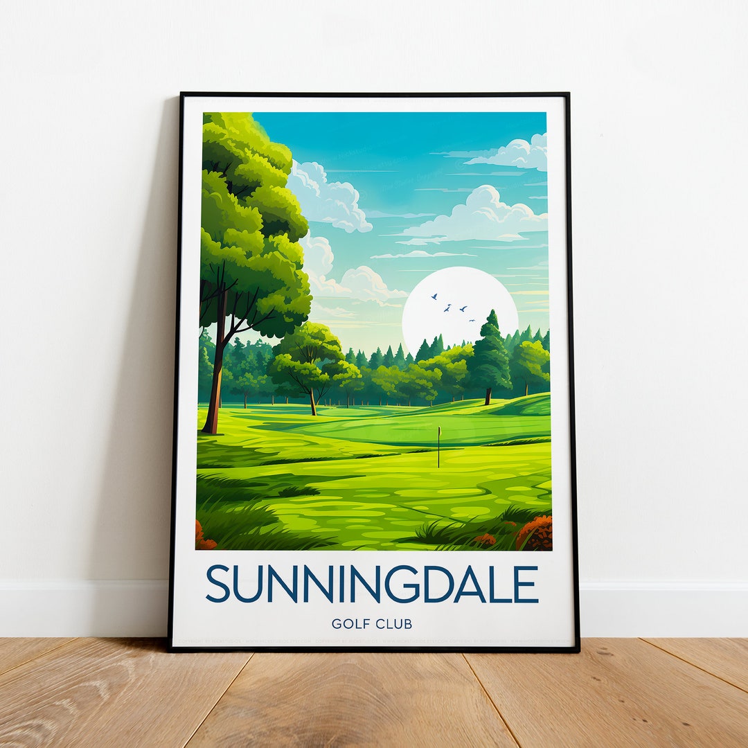 Sunningdale Golf Club Print - Uk, Sunningdale Prints, Sunningdale ...