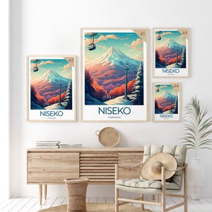 Niseko Ski Print - Hokkaido, Niseko Poster, Wedding Gift, Birthday ...