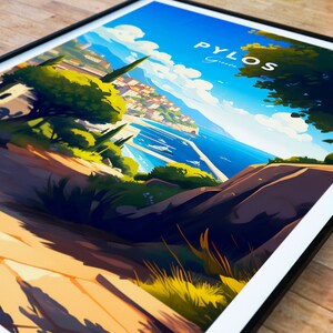 Pylos Travel Print - Greece, Pylos Poster, Pilos Print, Wedding Gift ...
