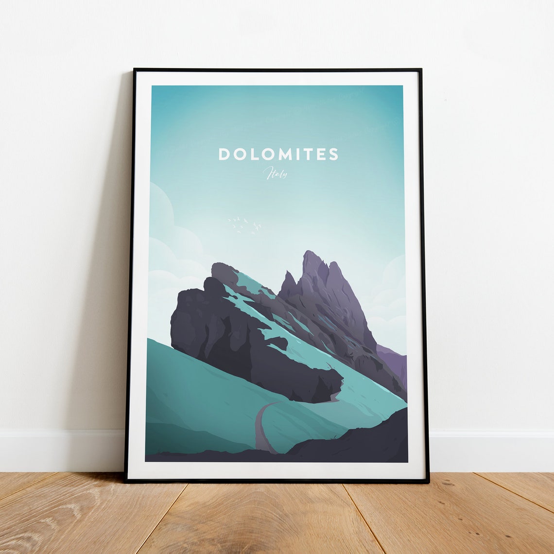 Dolomites Traditional Travel Print Dolomites Italy Print - Etsy