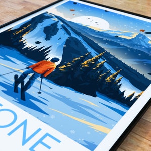 Keystone Ski Print - Colorado, Ski Poster, Wedding Gift, Birthday ...