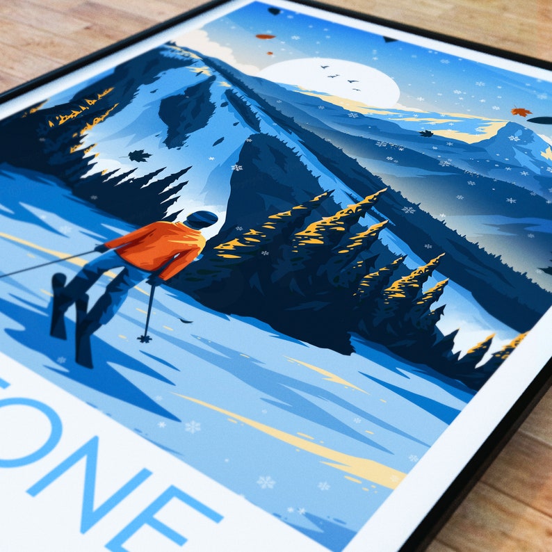 Keystone Ski Print Colorado Ski Poster Wedding Gift - Etsy