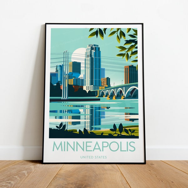 Minneapolis Poster - Etsy
