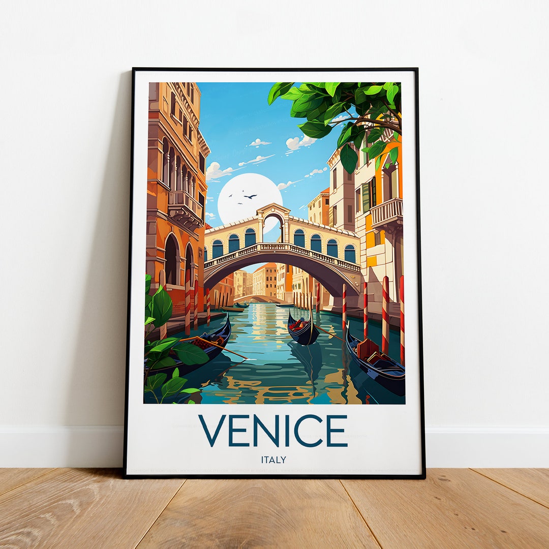Venice Travel Print - Italy, Venice Poster, Venice Artwork, Birthday ...