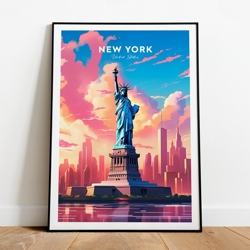 New York City Poster - Etsy