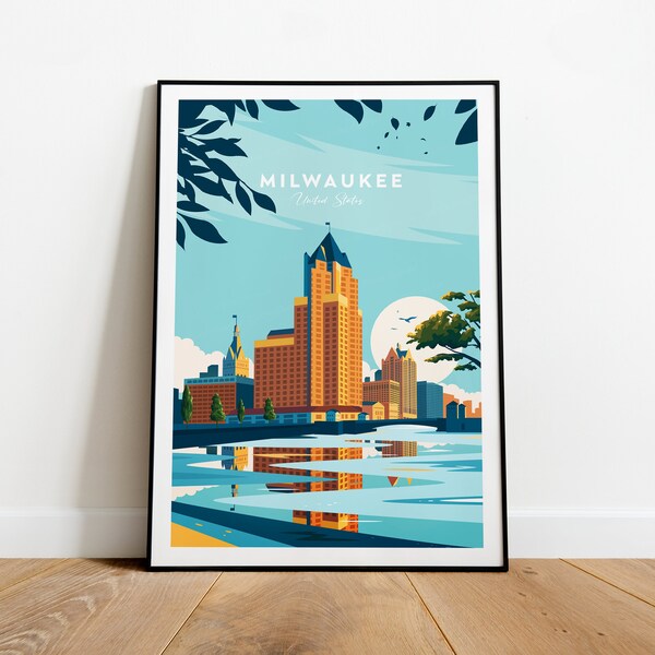 Wisconsin Poster - Etsy