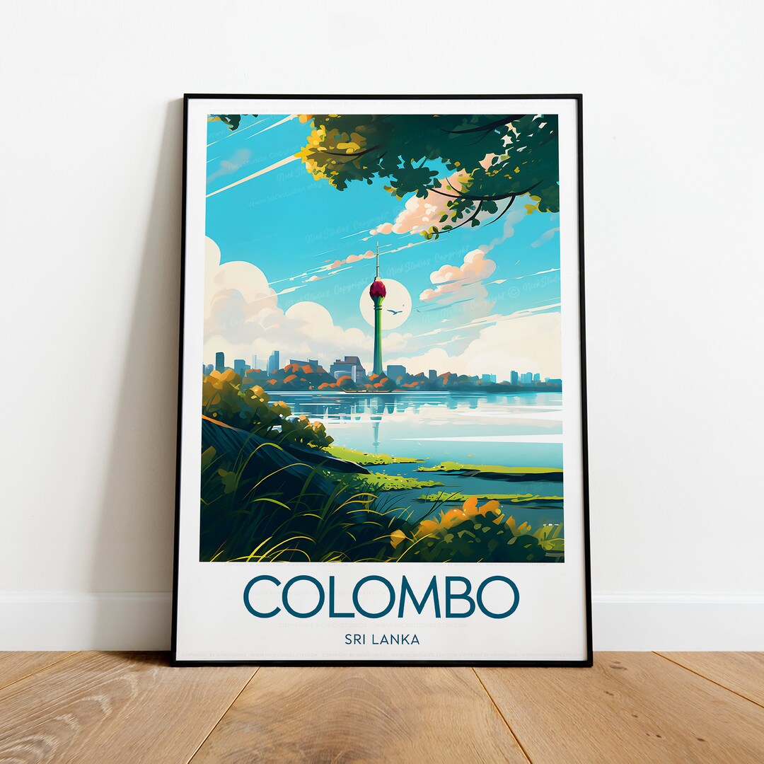 Colombo Travel Print - Sri Lanka, Colombo Poster, Colombo Print ...