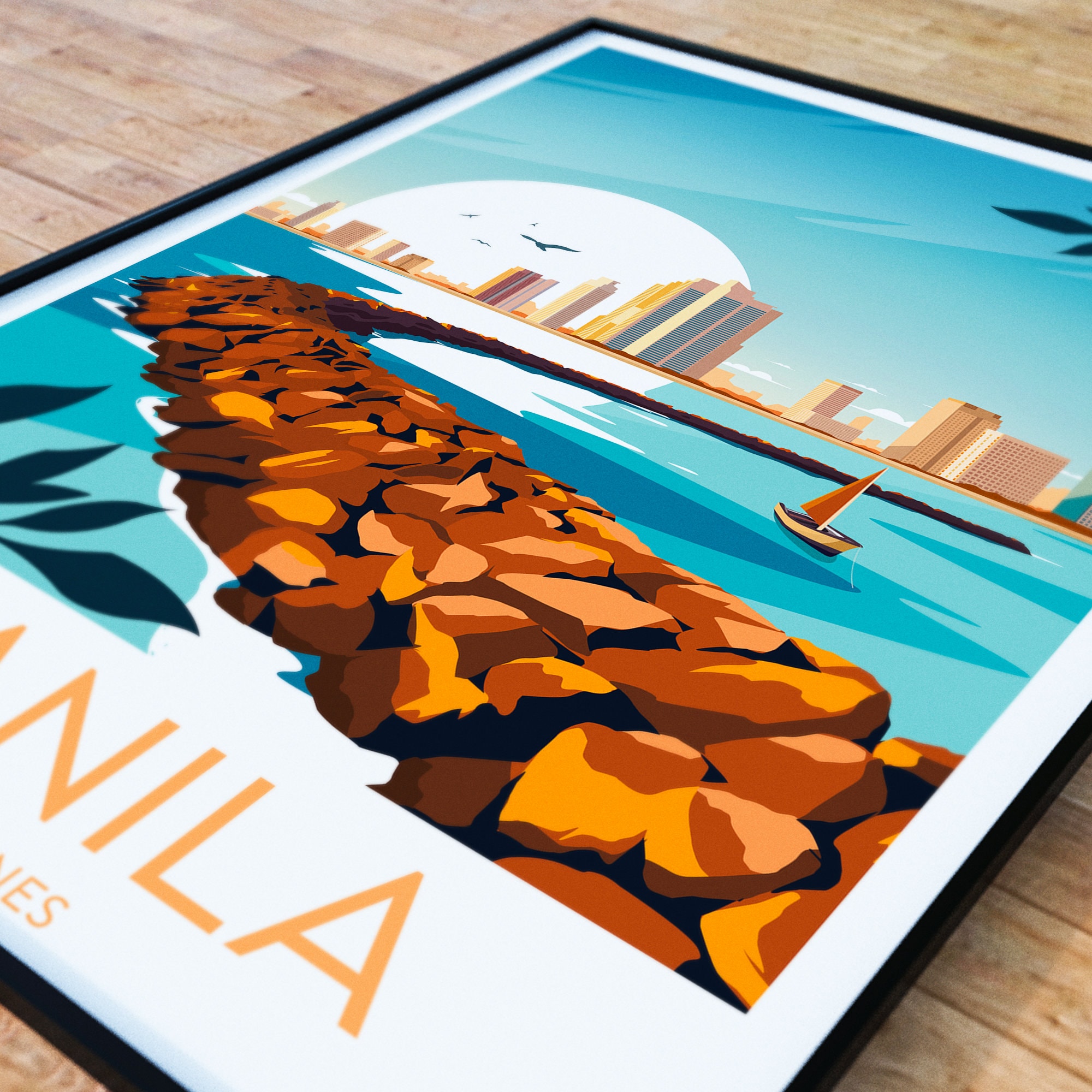 Manila Travel Print Philippines Manila Poster Philippines - Etsy