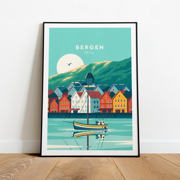 Norwegian Travel Posters - Etsy