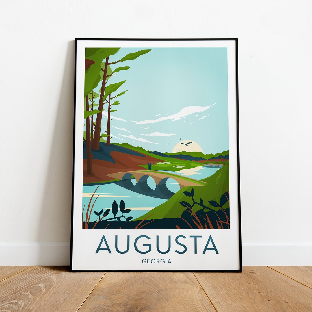 Augusta National Golf Club Print Georgia, Augusta Poster, Masters Print ...
