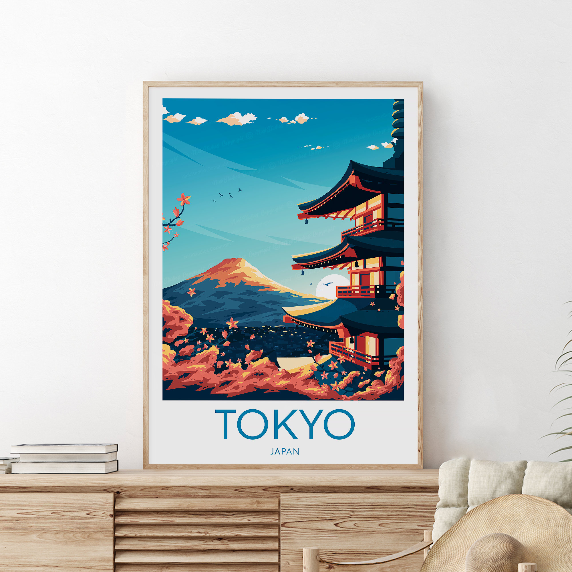 Tokyo Travel Print Japan Tokyo Poster Tokyo Print Wedding - Etsy