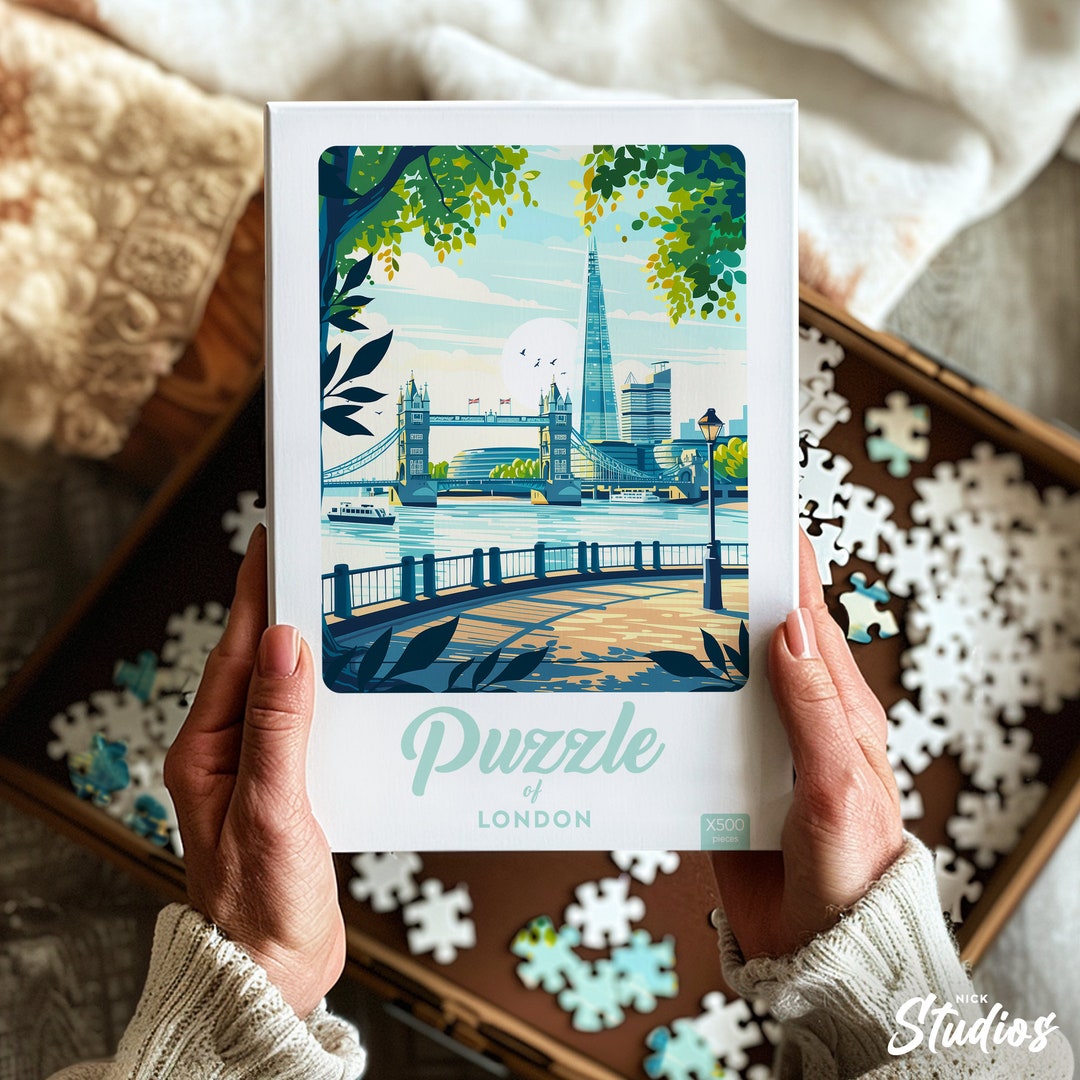 London Puzzle 500 Pieces, London Puzzle, London City Puzzle, 500 Piece ...
