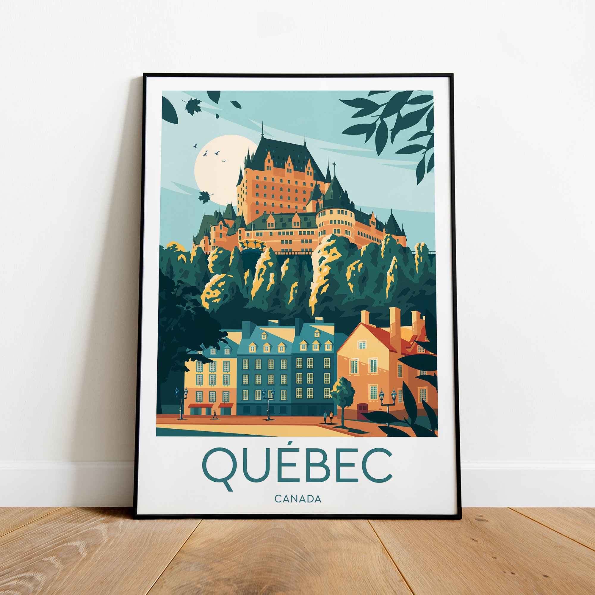 Québec Travel Print Canada Québec Poster Quebec Print - Etsy UK