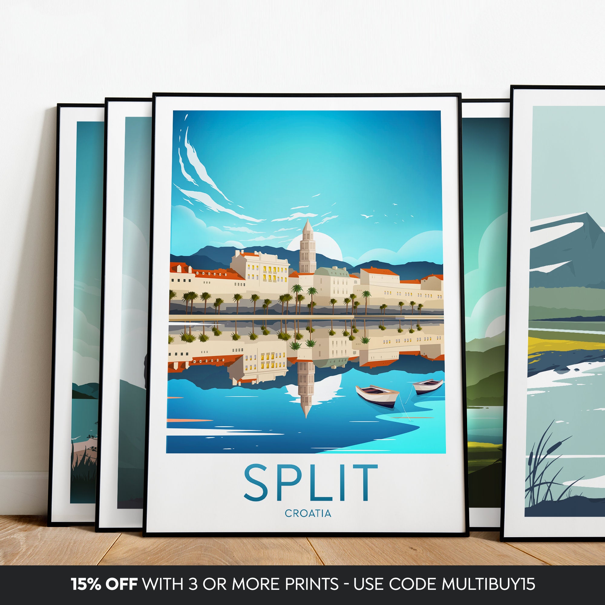 Split Travel Print Croatia Split Poster Split Print Hvar | Etsy