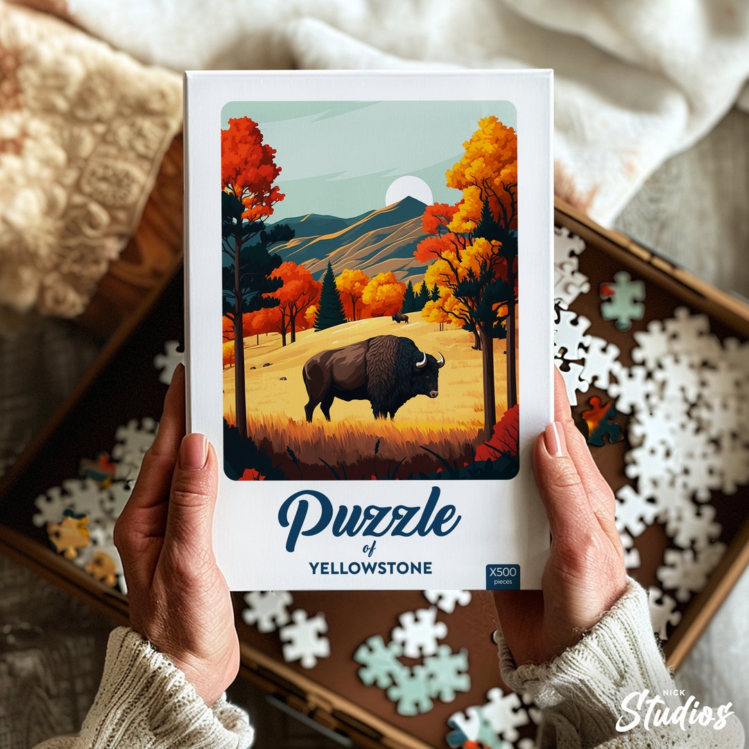 Yellowstone Puzzle - 500 Pieces, Yellowstone Jigsaw Puzzle, Yellowstone ...