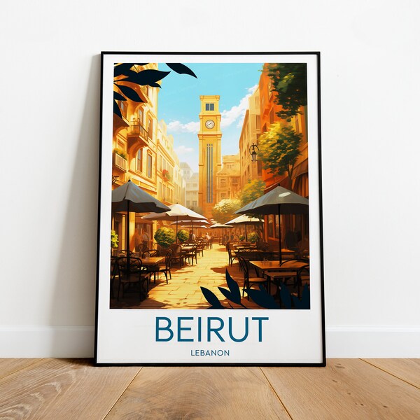 Beirut Print Poster - Etsy
