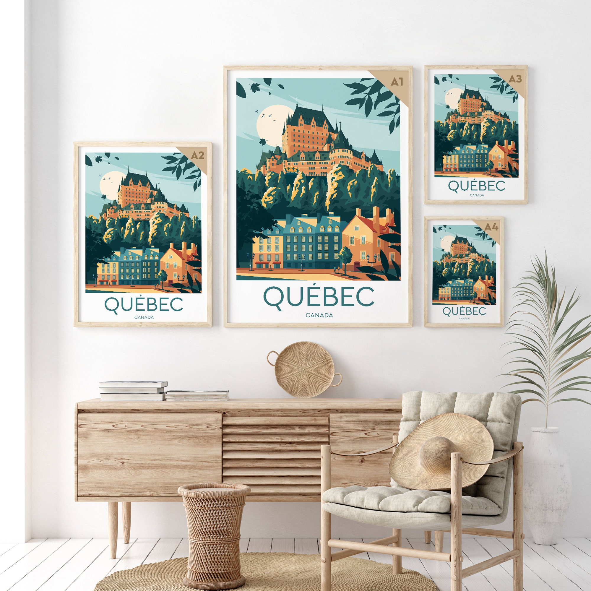 Québec Travel Print Canada Québec Poster Quebec Print - Etsy UK