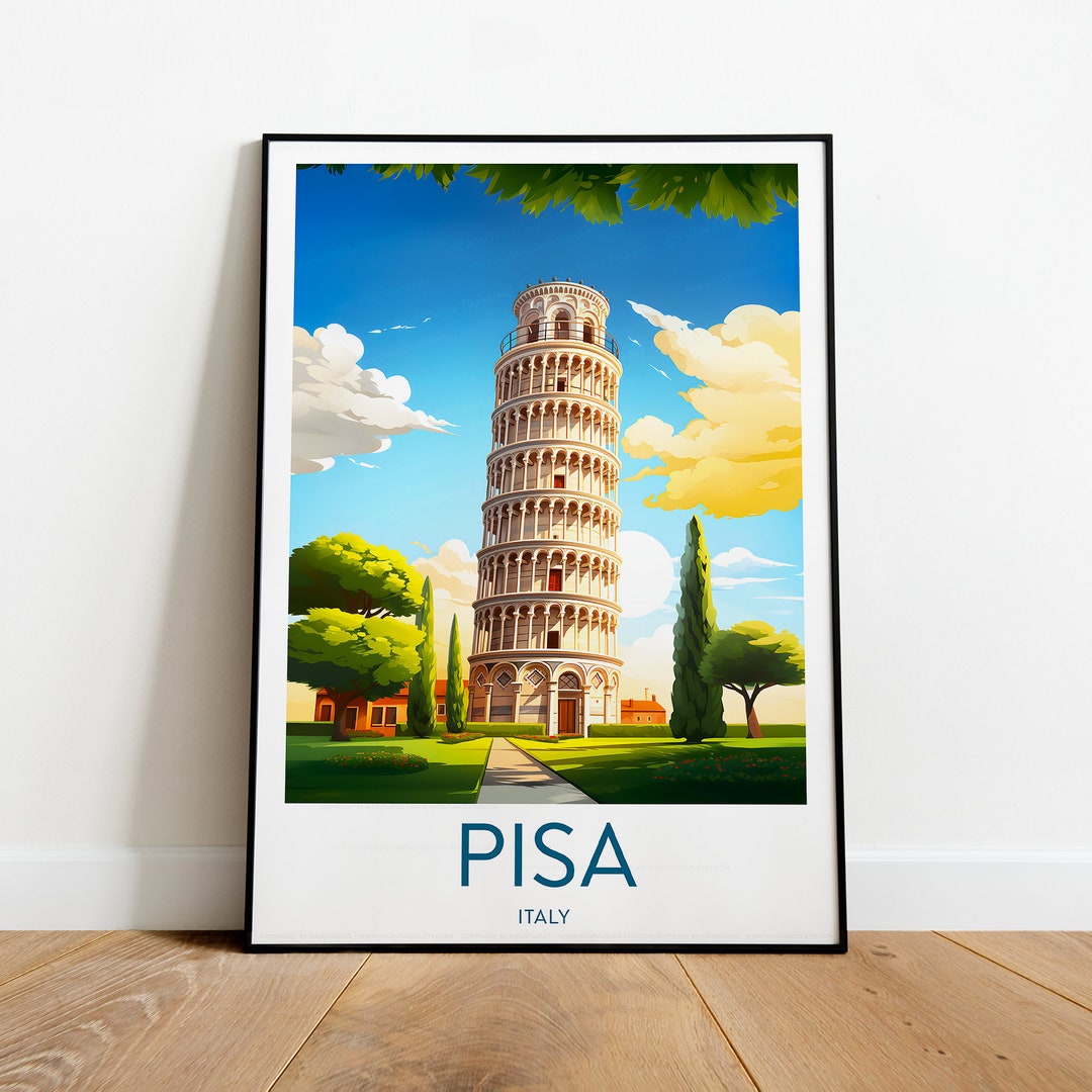 Pisa Travel Print Italy, Pisa Poster, Italy Poster, Rome Print, Wedding ...