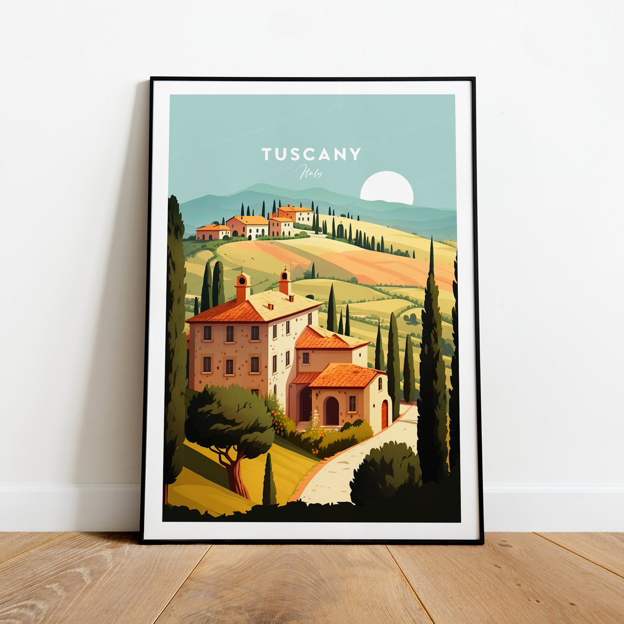 Voyage Traditionnelle De La Toscane Poster vendu par Berkay DİNÇ | SKU ...