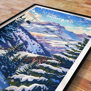 Snowbird Traditional Travel Print United States, Snowbird Poster ...