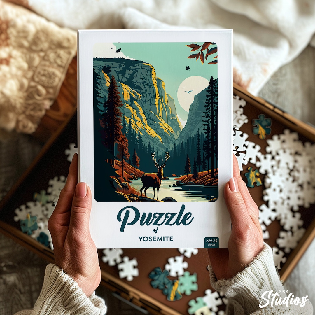 Yosemite Puzzle - 500 Pieces, Yosemite Jigsaw Puzzle, Yosemite National ...