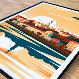 Belgrade Traditional Travel Print - Serbia, Belgrade Poster, Belgrade ...