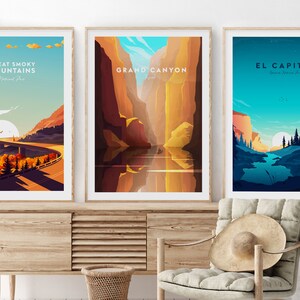 Grand Canyon National Park Traditional Travel Print - Arizona, Grand ...