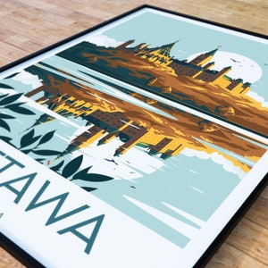 Ottawa Travel Print - Canada, Ottawa Poster, Ottawa Print, Wedding Gift ...