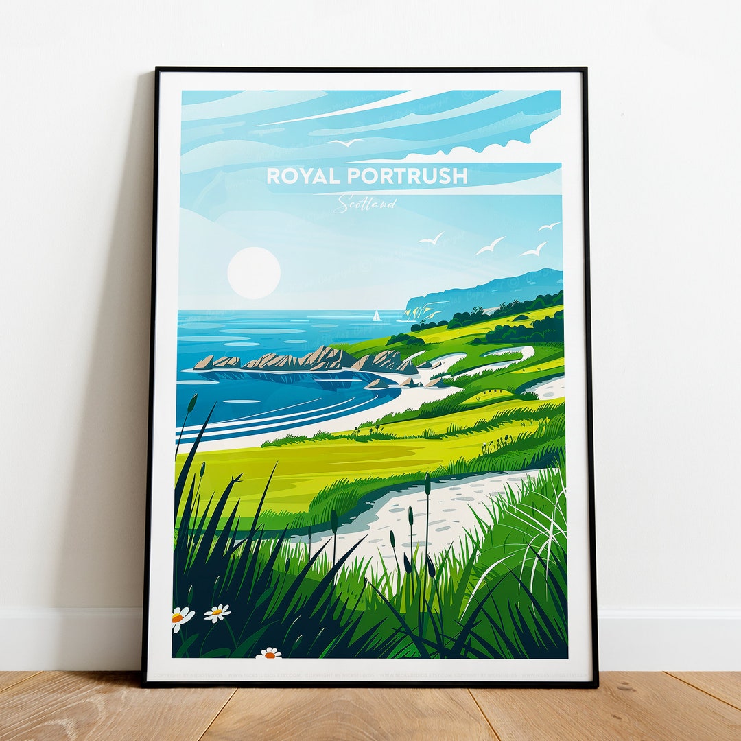 Royal Portrush Golf Course - Northern Ireland, Royal Portrush Poster ...