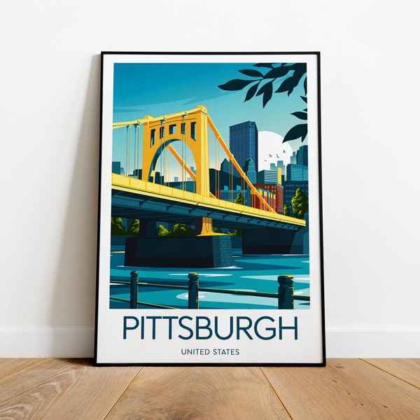 Pittsburgh Print - Etsy