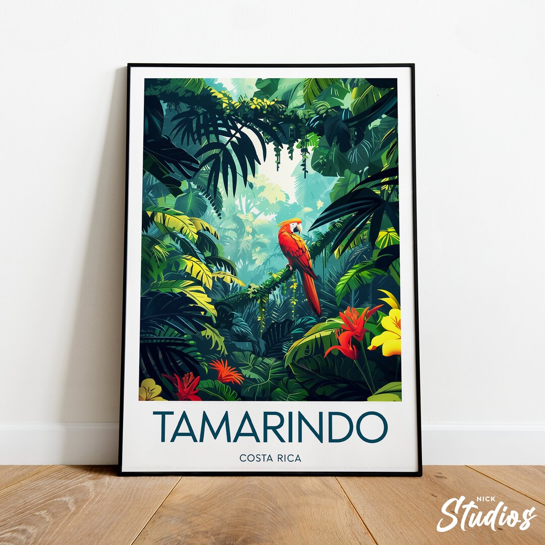 Tamarindo Travel Print, Costa Rica Poster, Tamarindo Poster, Tamarindo ...